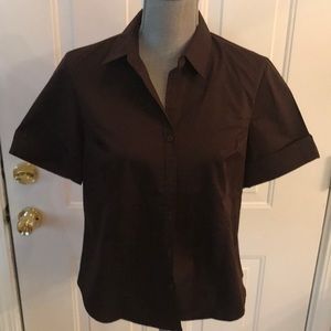 George | Tops | George Brown Button Down Collared Shirt | Poshmark